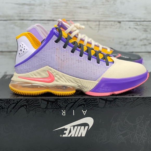 Nike | Shoes | Nike Lebron 9 Low Mismatch Lakers Mens Basketball Shoes ...